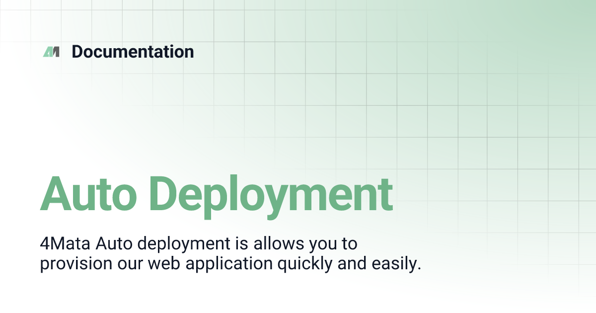 Auto Deployment | Documentation